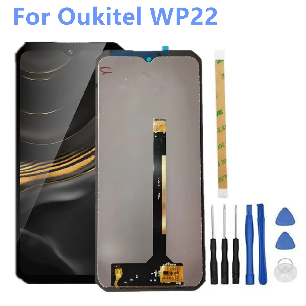 Oukitel WP22 6.58 인치 휴대폰 LCD 디스플레이 및 터치 스크린 디지타이저 어셈블리, 오리지널 디지타이저, 신제품 ...