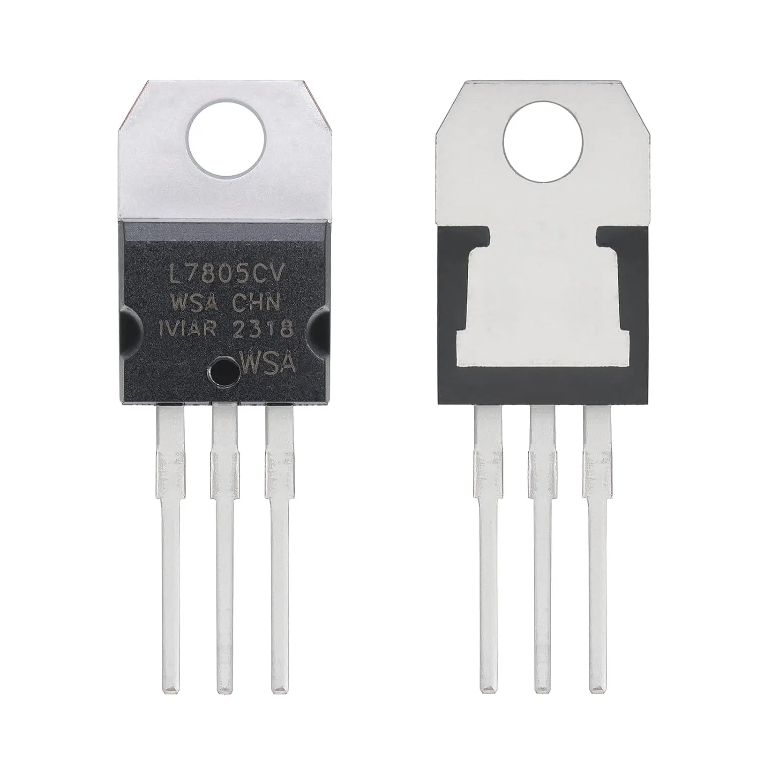 5PCS IC L7805CV Voltage Regulator Output 5 V 1.5 A Integrated Circuits ...