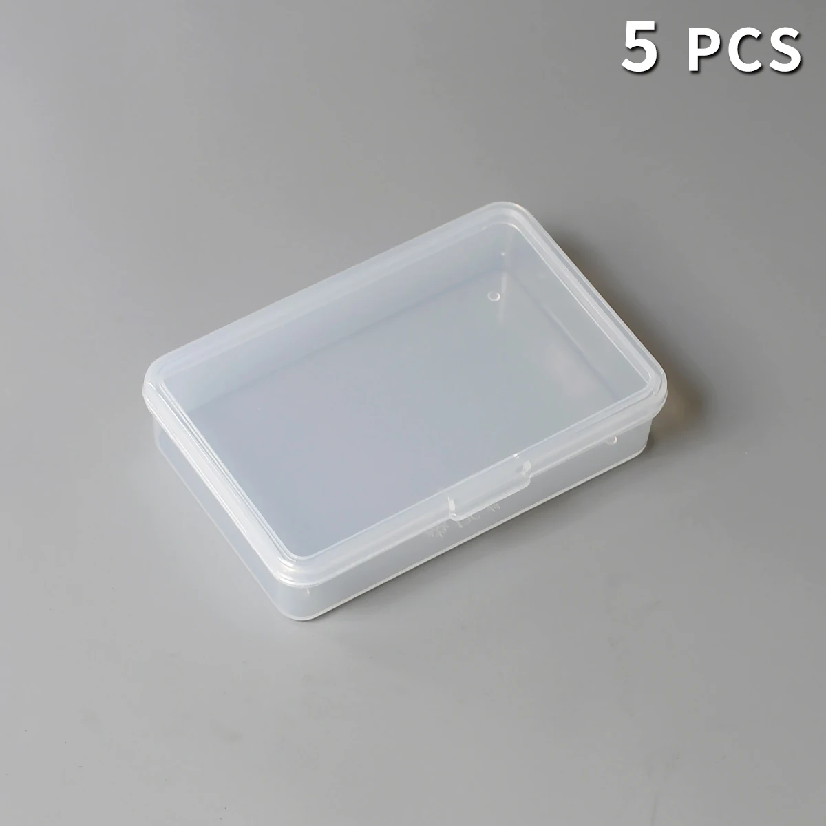 Small Storage Box Square Transparent Mini Case Clear Plastic Jewelry ...