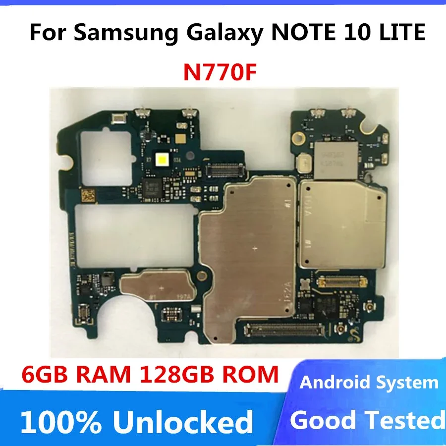 Placa-m-e-para-Samsung-Galaxy-NOTE-10-Lite-N770F-Mainboard-alta ...