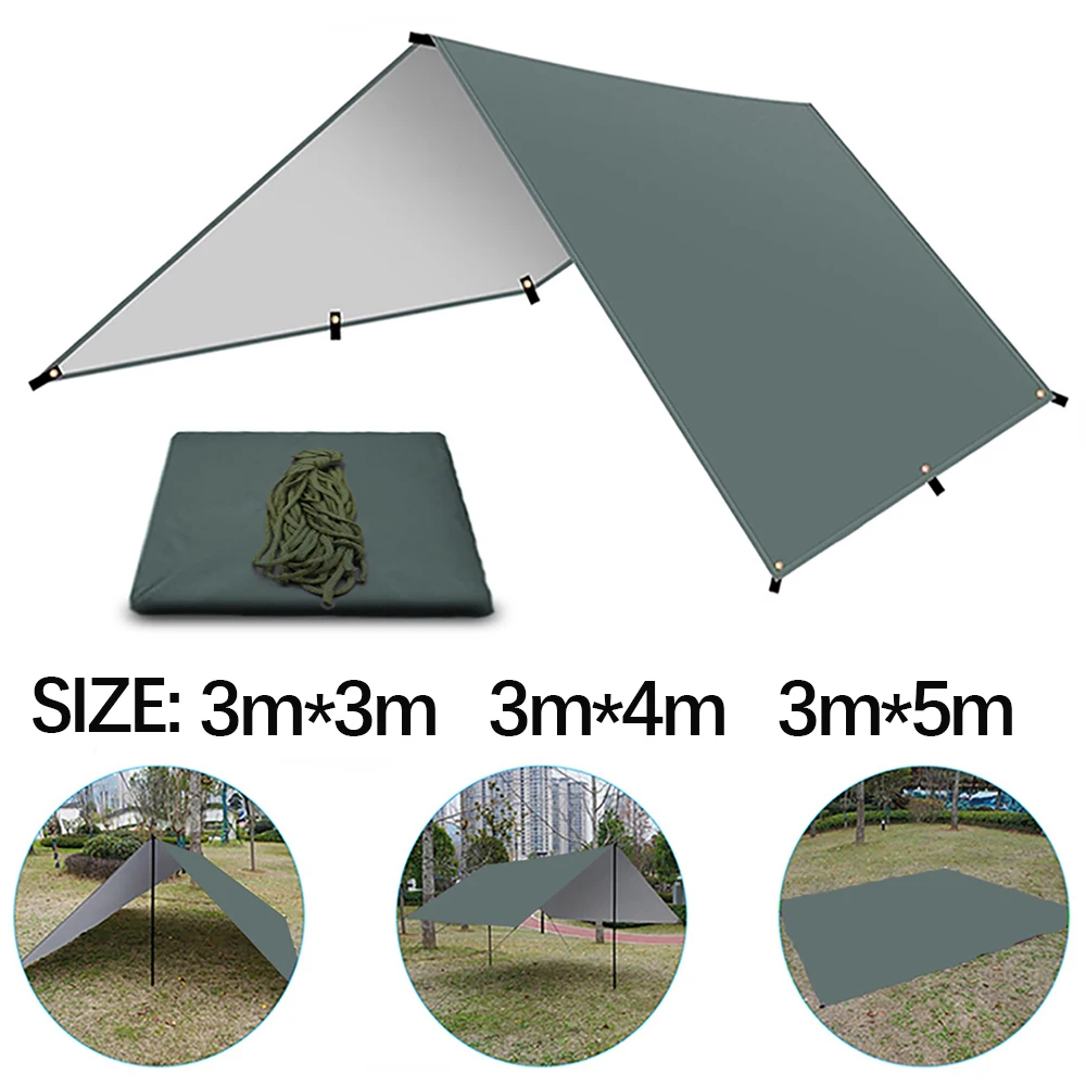 Waterproof-Camping-Tarp-Sunshade-UV-Protection-Lightweight-Outdoor ...