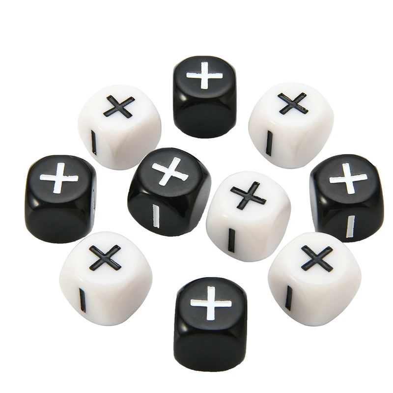 6Pcs-Minus-Sign-Plus-Sign-Math-Dice-Game-Parent-Child-Toys-Juegos-De ...