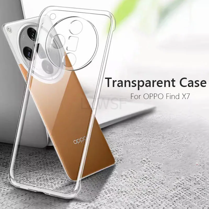 For-OPPO-Find-X7-Case-Slim-Soft-TPU-Transaprent-Clear-Phone-Case-On-For ...