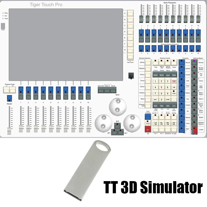 Tiger-Touch-3D-Stage-Light-Effect-Simulator-Dongle-USB-Software-de ...