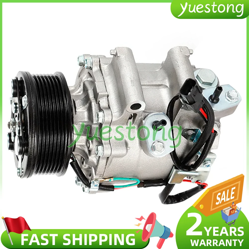 AC Compressor for Honda Civic DX Coupe Sedan 2 4-Door 06-11 1.8L ...