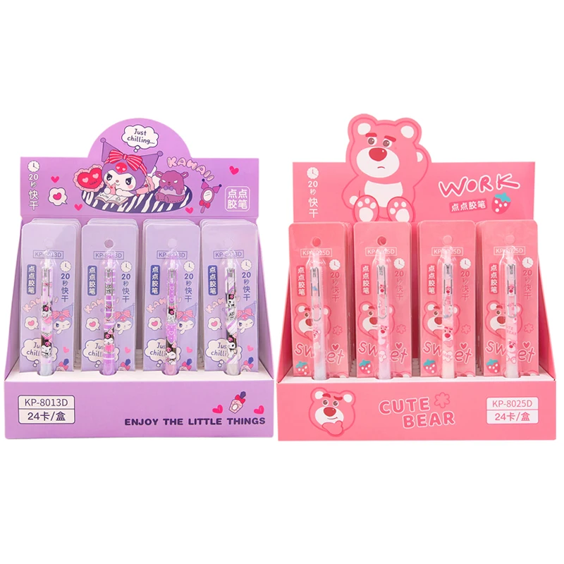 Sanrio canetas de distribuição kawaii kuromi 20s secagem rápida dot ...