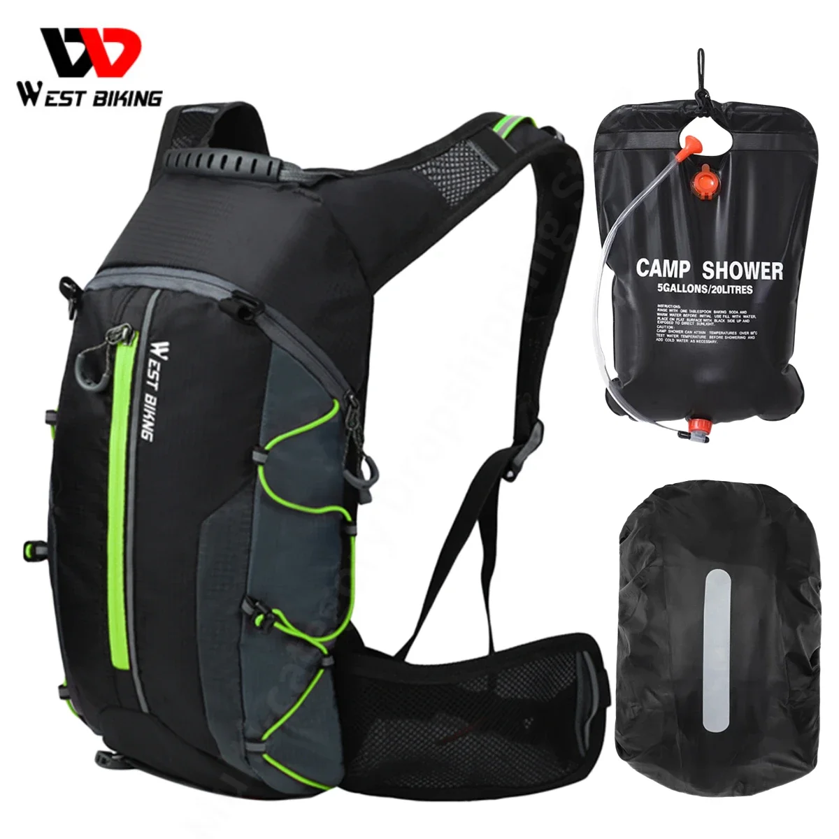 10L-Bicycle-Backpack-Breathable-Ultralight-Mountain-Bike-Backpack-for ...