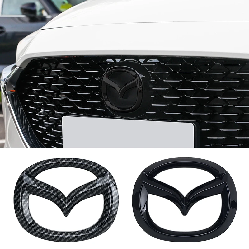 Insignia-de-rejilla-delantera-de-coche-emblema-de-maletero-para-Mazda-3 ...