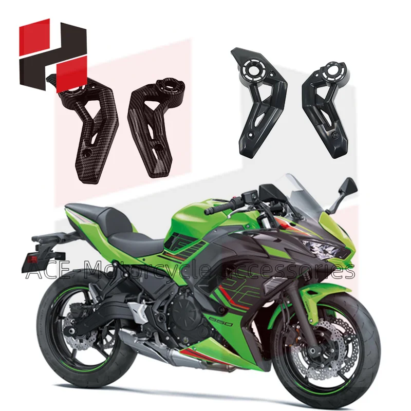 New-Ninja650-Carbon-Fiber-Motorcycle-Frame-Panel-Fairing-Side-Cover ...