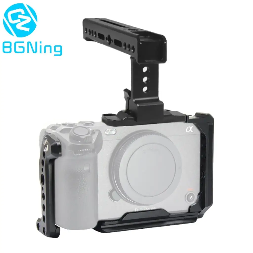 Metal-Video-Camera-Half-Cage-for-Sony-FX30-FX3-Protective-DSLR-Rig-1-4 ...