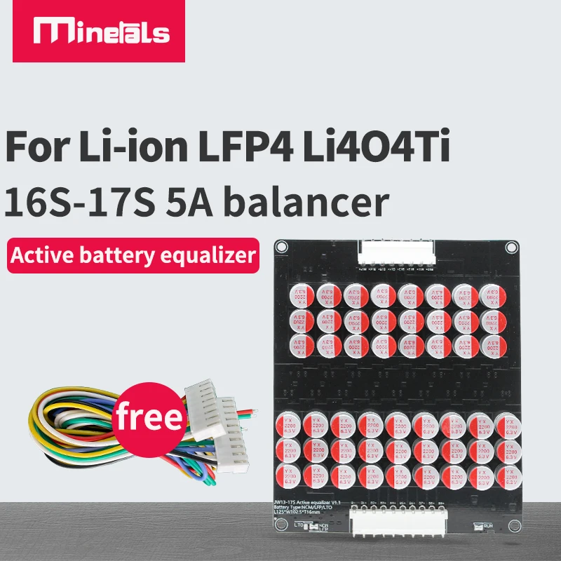 17S 16S Balancer 5A Balance Li-ion Lifepo4 LTO Lithium Battery Active ...