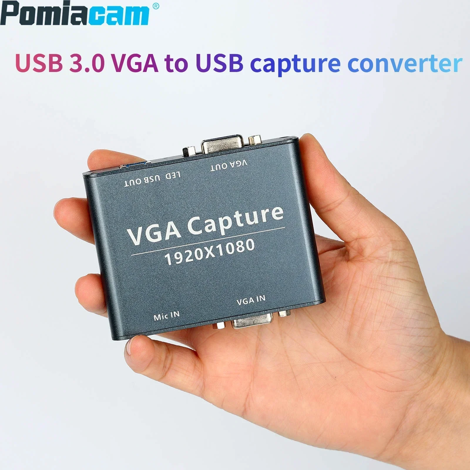 5pcs/lot 1080P Audio and Video Capture VGA To USB Capture Card Video ...