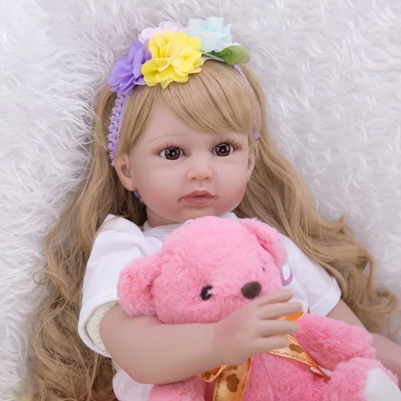 60cm-Bebe-Reborn-Toddler-Silicone-Reborn-Baby-Doll-Toys-24-Inch-Vinyl ...