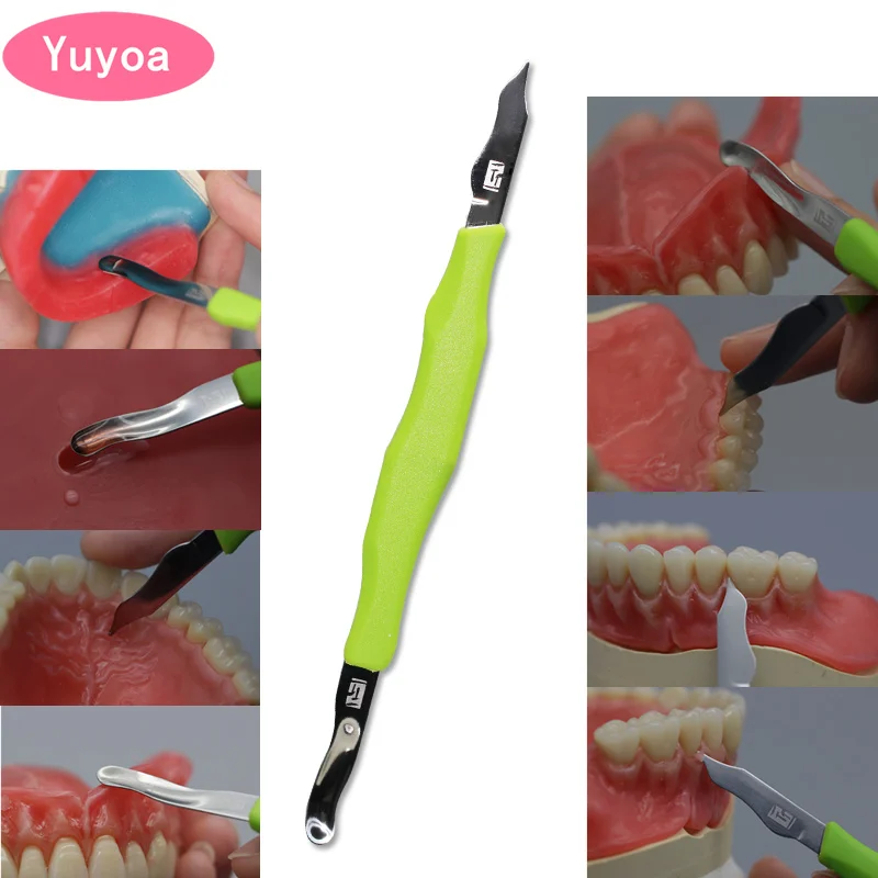 Dental-Multi-function-Carving-Wax-Knife-Wax-Spoon-Double-headed-Wax ...