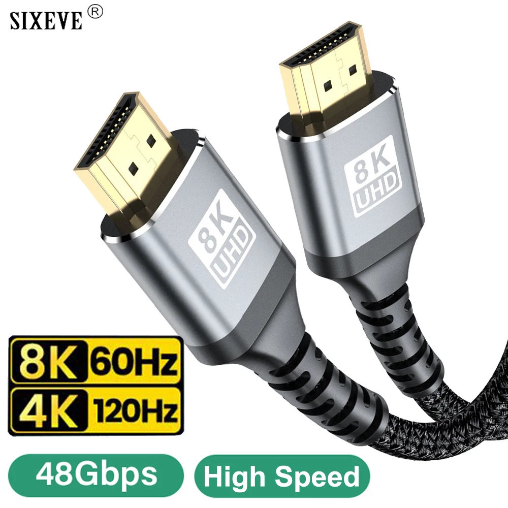 8K 60HZ HDMI-Compatible Cable For Xiaomi mi TV Box Laptop PS4 PS5 Xbox ...