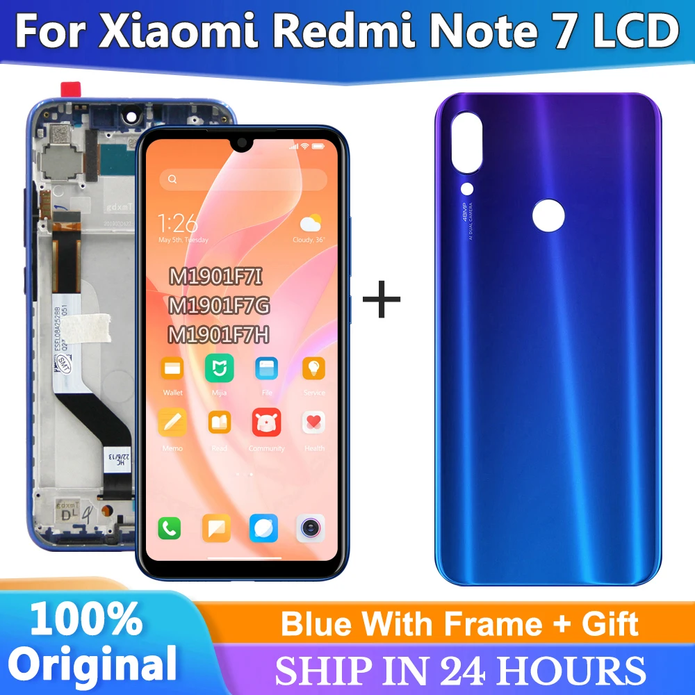 D'origine 6.3 ''pour Xiaomi Redmi Note 7 Écran Lcd Écran Tactile ...