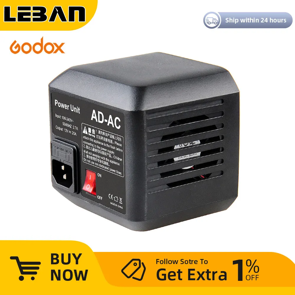 Godox-AD600BM-AD600B-Power-Source-Adapter-AD-AC-with-Cable-for-AD600B ...