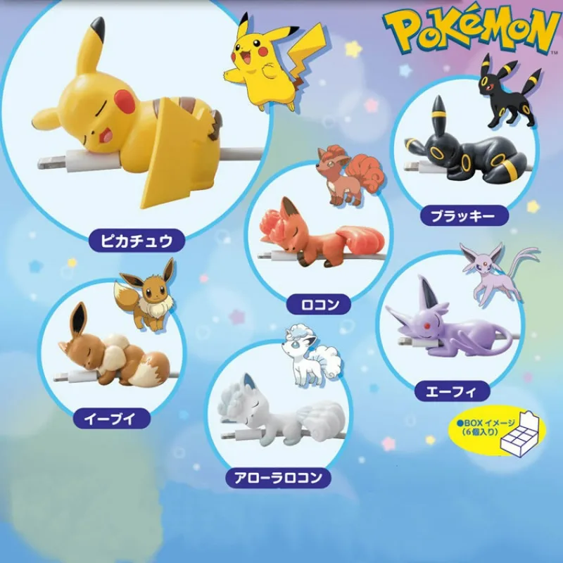 Muñeca modelo Original de Pokemon, cubierta protectora de Cable de ...