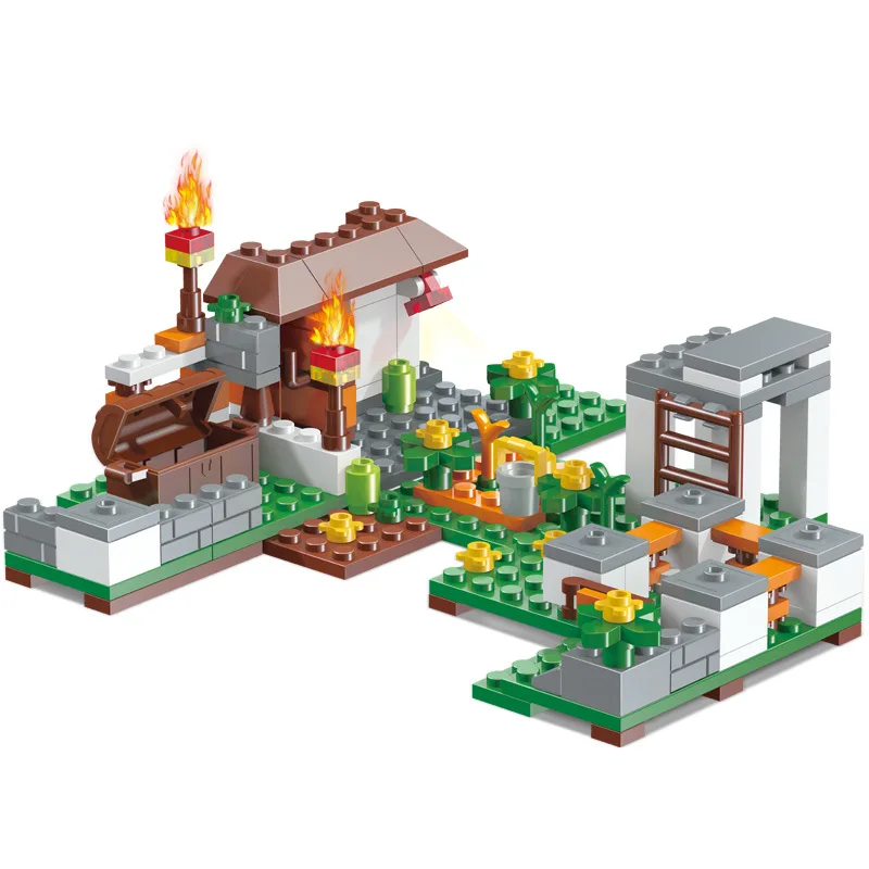 Lego Minecraft World Cave Building Blocks | Minecraft World Building ...