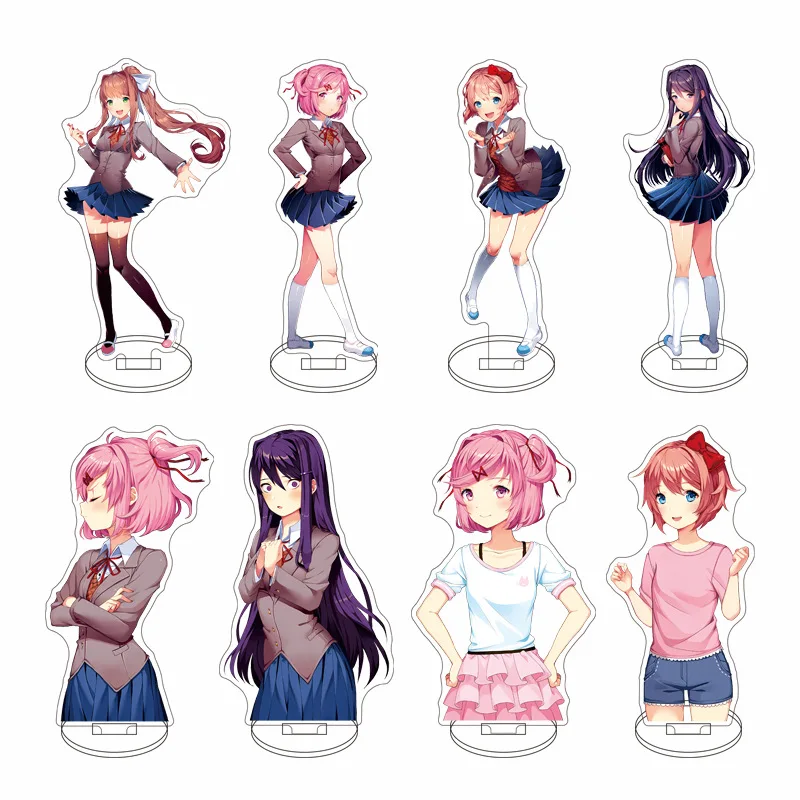 Doki Doki Literature Club Plate Desk Decor Monika Standing Sayori ...