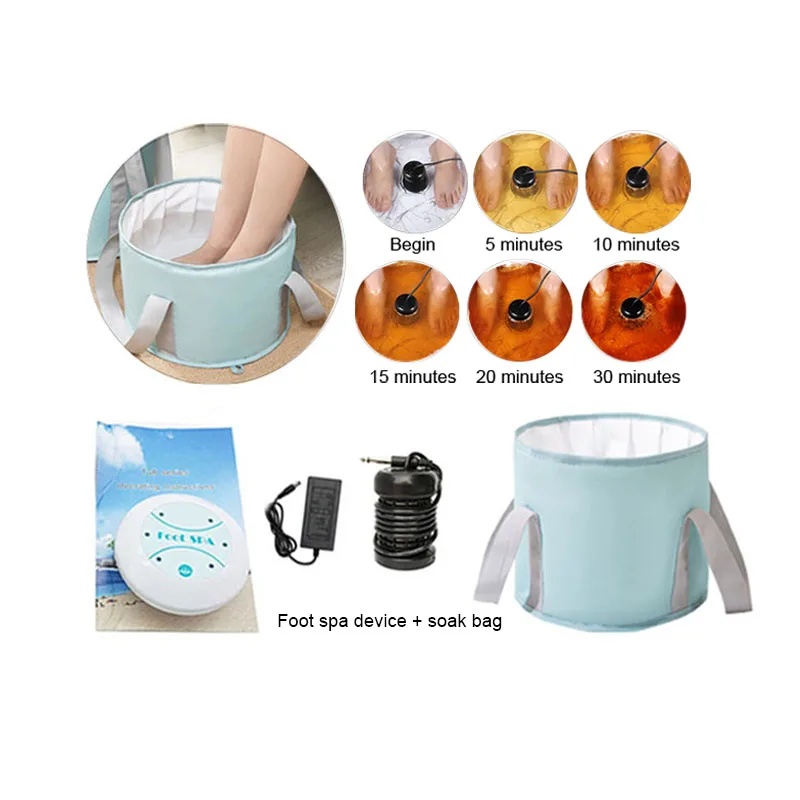 Mini-Foot-Spa-Ion-Detox-Device-Aqua-Pedicure-Bath-Massage-Therapy-Ionic ...