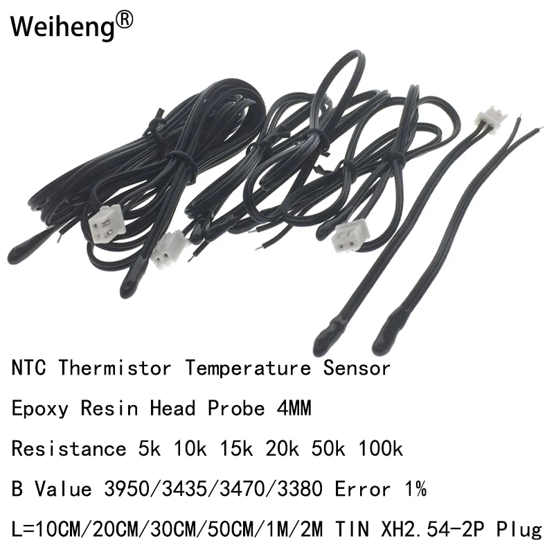 5K 10k 15K 20K 50K 100K NTC Thermistor Temperature Sensor Epoxy Resin ...