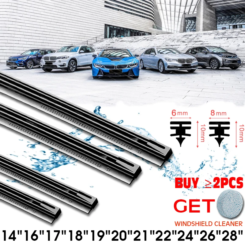 Car-Wiper-blade-Insert-Natural-Rubber-Strip-Windshield-strips-Refill ...