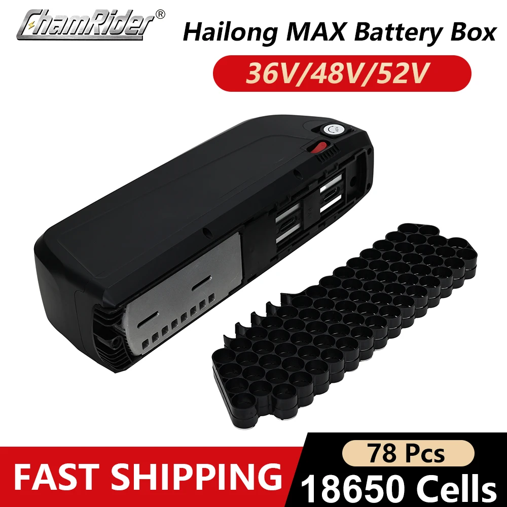ChamRider-Hailong-MAX-Electric-Bike-Battery-Box-48V-E-bike-Battery-Case ...