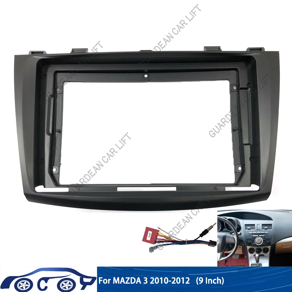 2-Din-9-Inch-Car-Radio-Installation-DVD-GPS-Mp5-Plastic-Fascia-Panel ...