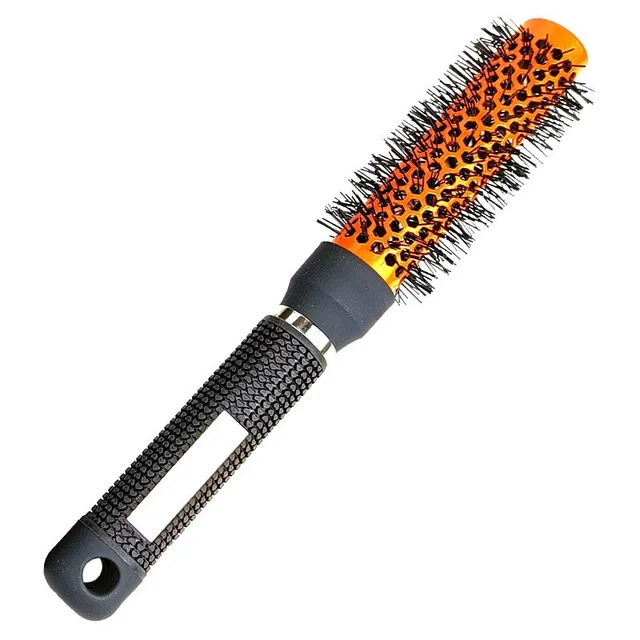Golden Cylinder Curly Hair Rolling Comb Professional Styling Mane Comb ...