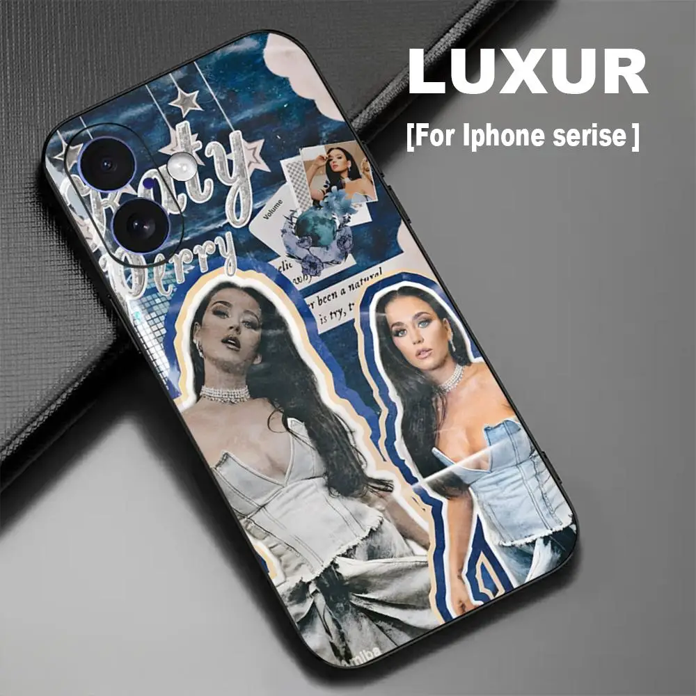 K-Katy P-Perry Popular singer Phone Case For iPhone 16 15 14 13 12 11 X ...