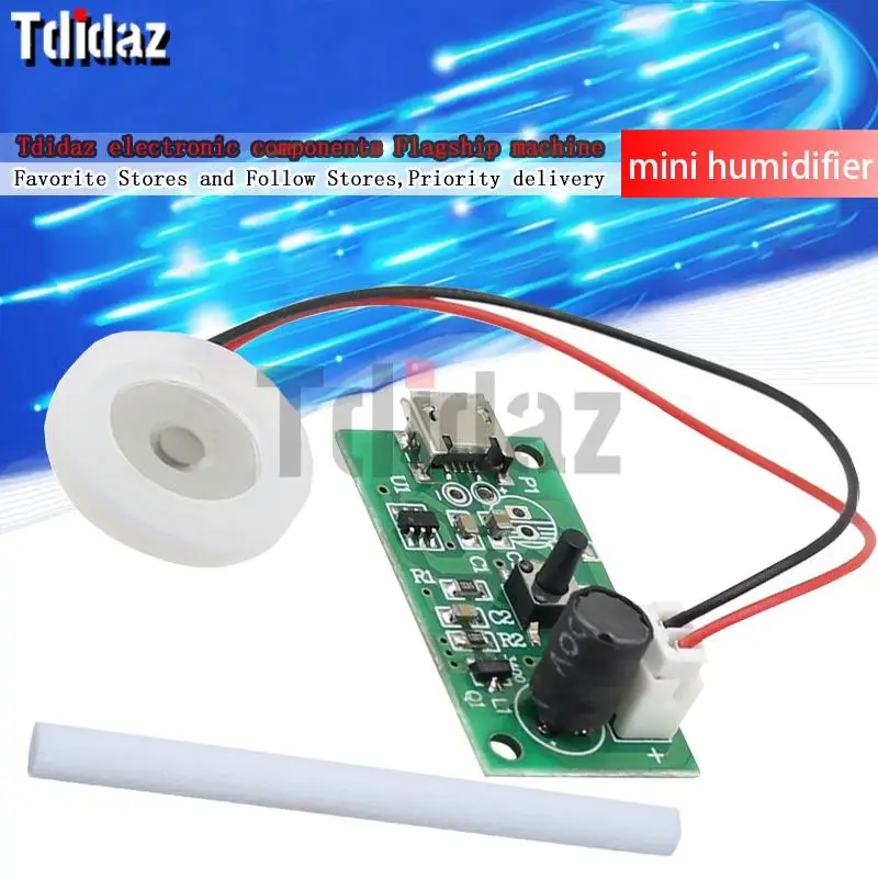 USB-Mini-Humidifier-DIY-Kits-Mist-Maker-and-Driver-Circuit-Board-Fogger ...