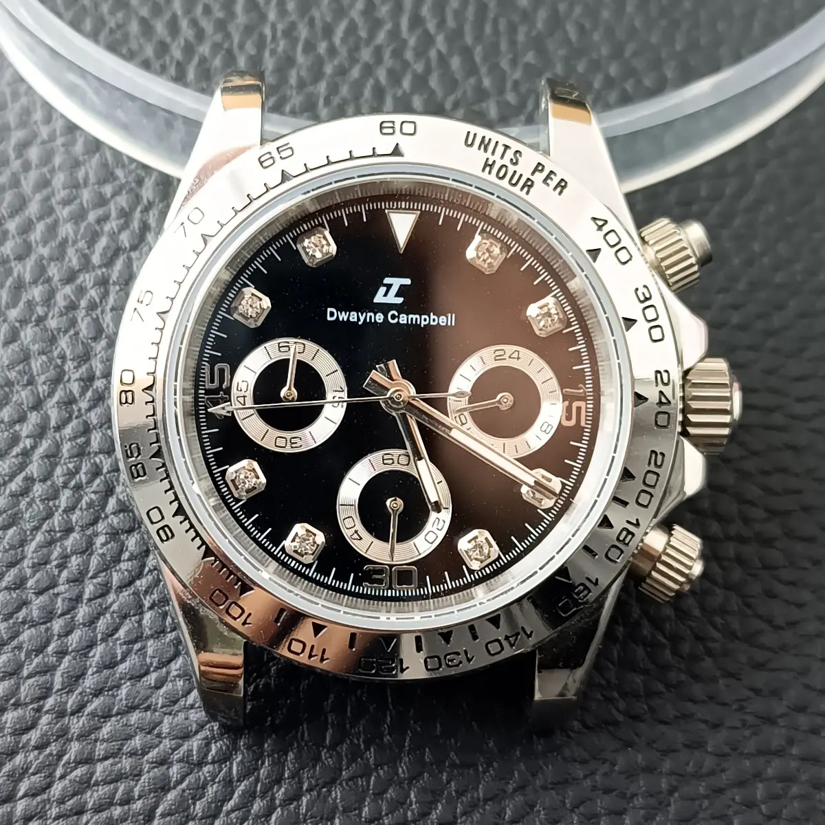 Watch Case Chronograph Movement | Stainless Steel Case Moonwatch - 39 ...