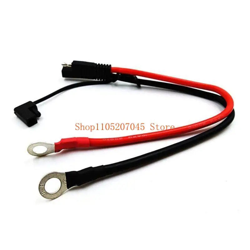 Universal Motorcycle Extension Power Adapter for Battery SAE to O Ring ...