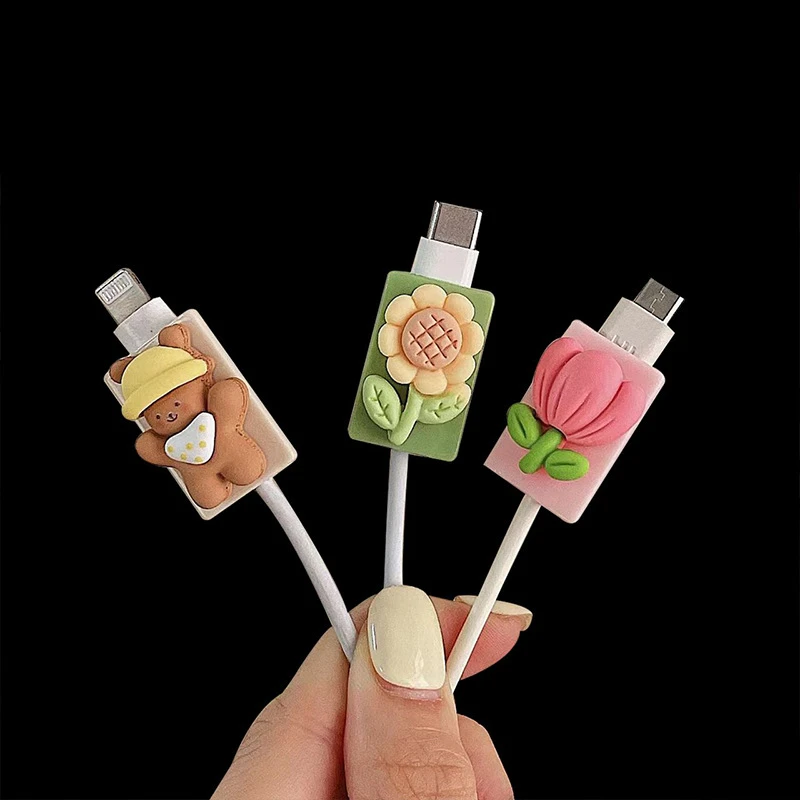 Kawaii-Charging-Cable-Protector-Data-Line-Cord-Macaron-Color-Cute ...