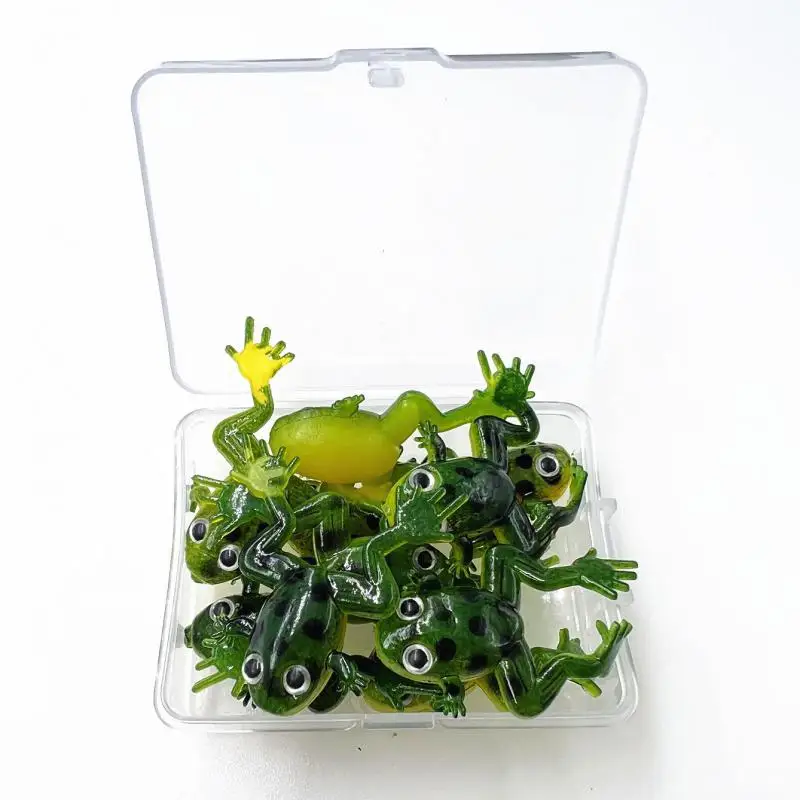 10pcs-box-Floating-Frog-Lure-Fishing-Lures-40mm-2-4g-Silicone-Soft-Frog ...