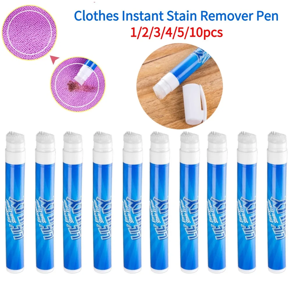 Portable Cleaning Brushes Clothes Instant Stain Remover Pen Grease ...
