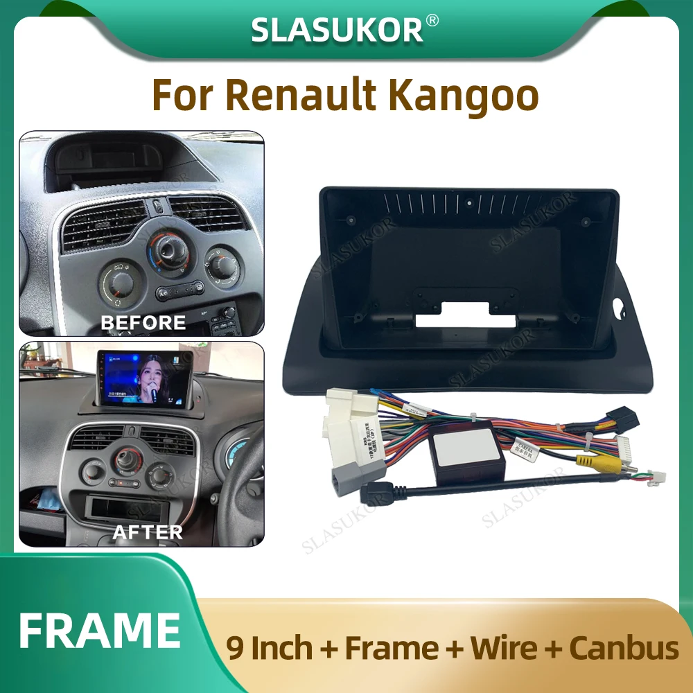 9-Inch-For-Renault-Kangoo-2015-2018-Car-Radio-Fascia-Car-Radio-Panel ...