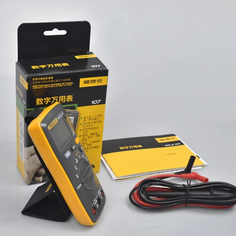 FLUKE-107-F107-Palm-sized-Portable-handheld-Digital-Multimeter-Meter ...