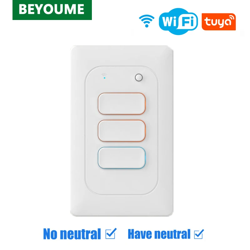WiFi-Light-Switch-Tuya-Smart-Wall-Push-Button-Interruptor-Switches ...