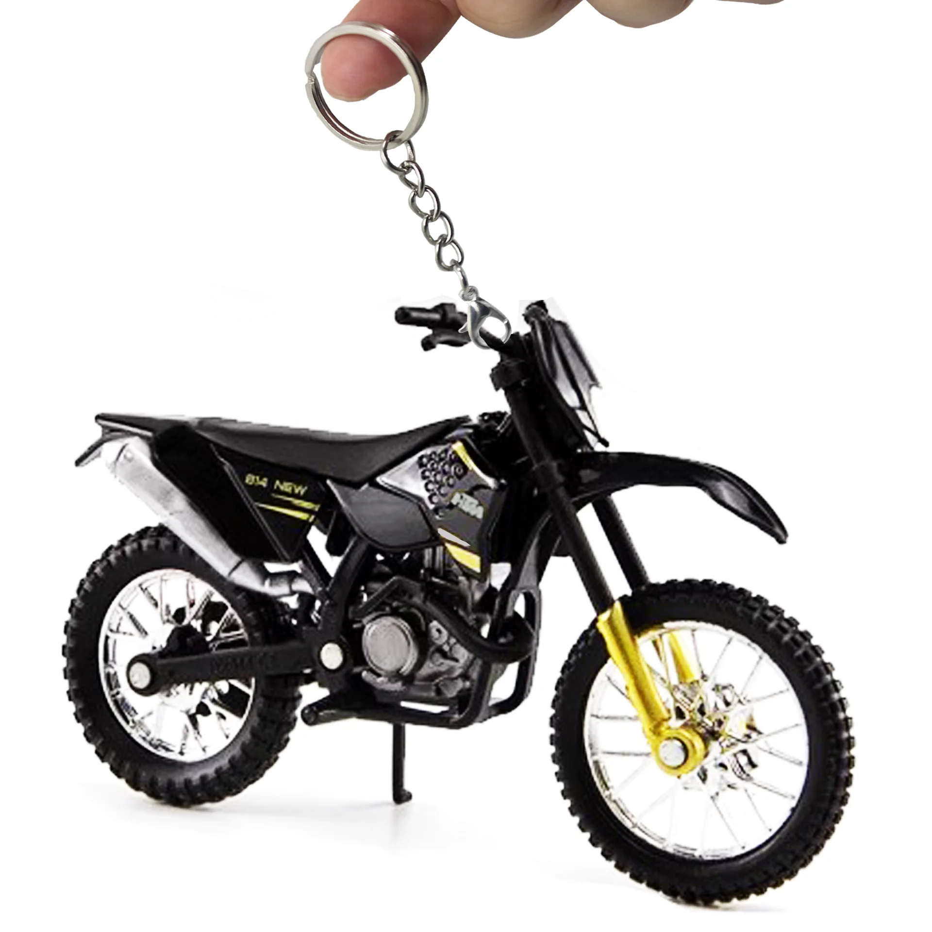 keychain off Punk motorcycle, motorcycle off-road rider keychain ...