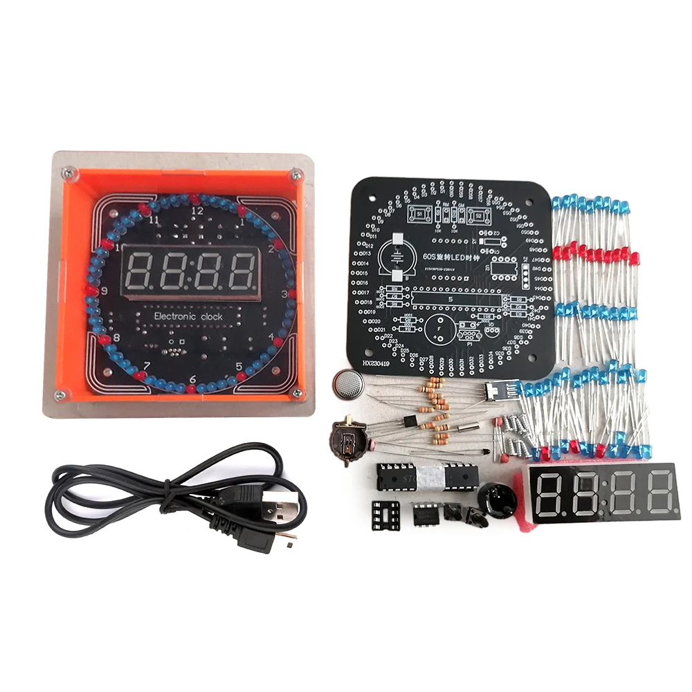 Num-rique-DIY-Horloge-lectronique-Kit-Num-rique-LED-Module-D-affichage-Alarme-lectronique ...
