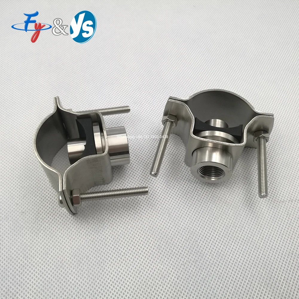 (20 piece of each)3/4" clamp and 1/4" nozzle , Flat Fan 9520, Stainless ...