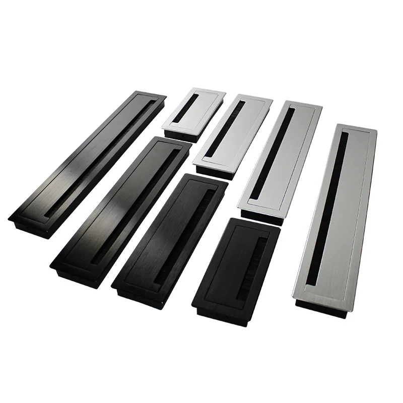 Aluminum Alloy Table Line Hole Cover Desk Outlet Desktop Hole Wire ...