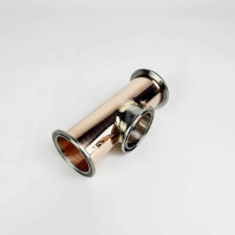 2-51mm-OD64-Sanitary-Tri-Clamp-3-Way-Tee-Copper-Pipe-For-Distillation ...