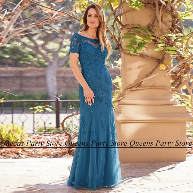 Turquoise Color Wedding Dress