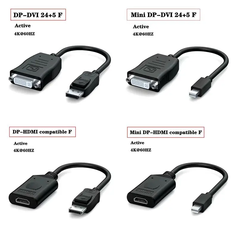 4K-60Hz-Large-DP-Mini-DP-to-DVI-VGA-HDMI-Compatible-Active-Host ...