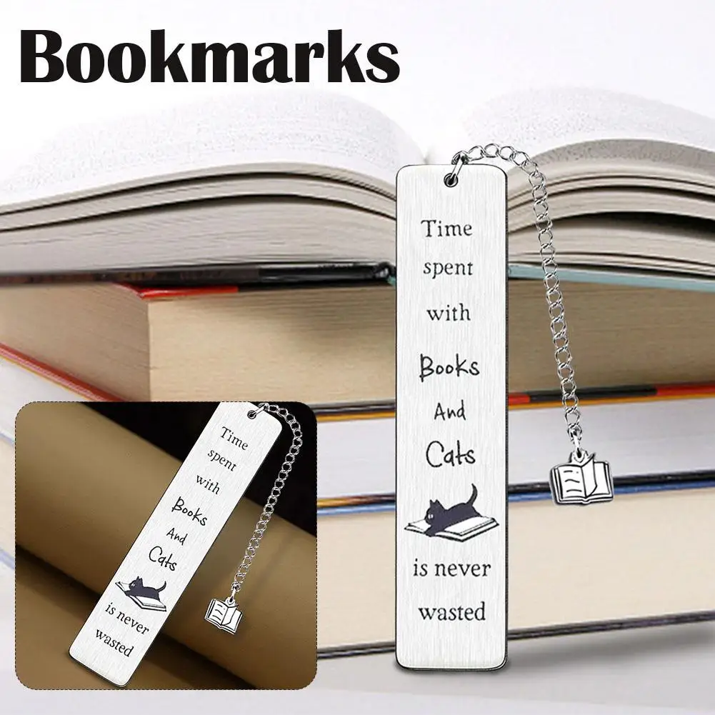 1PC-New-Stainless-Steel-Bookmark-Lettering-Slogan-Bookmark-For-Pages ...