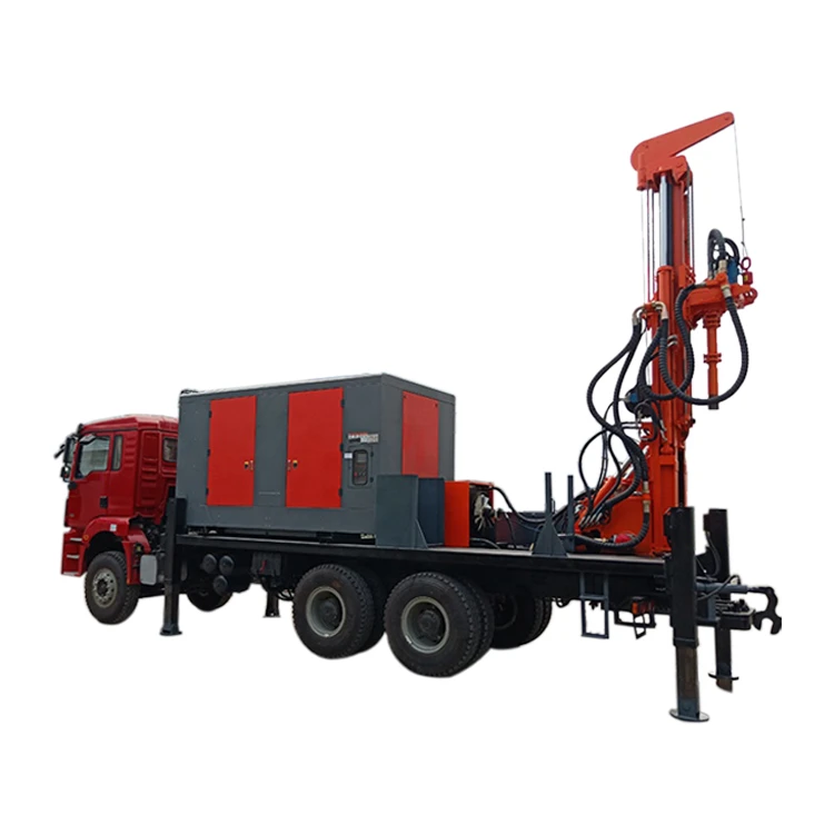 200m Tractor Mounted Deep Borehole DTH Water Well Drilling Rig Machine