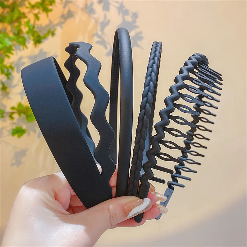 5pcs-Non-Slip-Elastic-Hair-Hoop-Women-Simple-Headband-Washing-Hairband ...